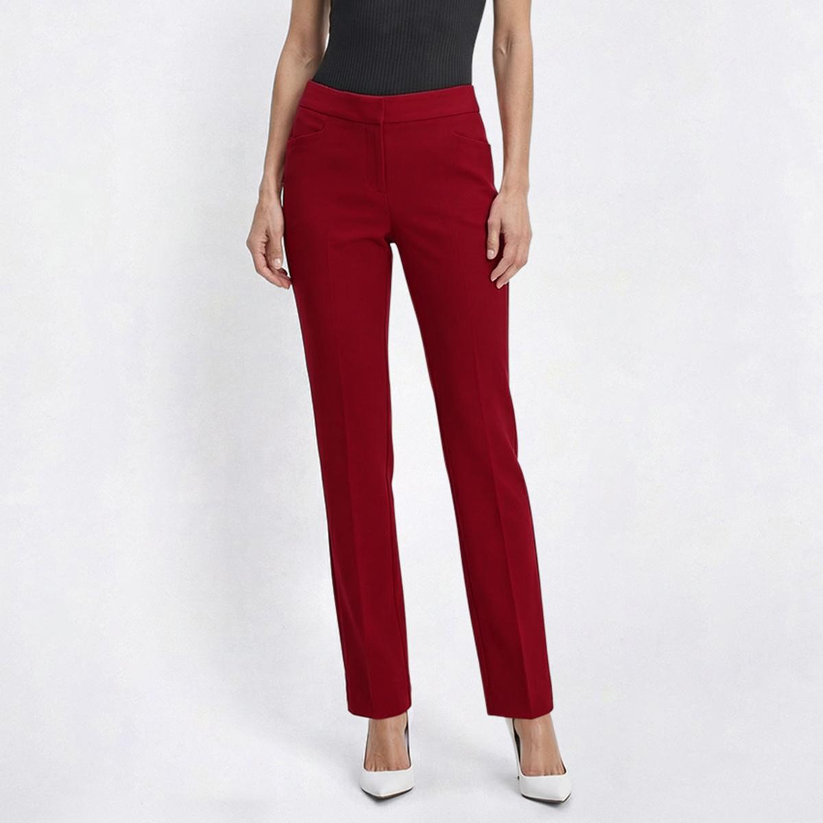 Click here for Womens Kasper Fly Front Slim Dress Pants prices